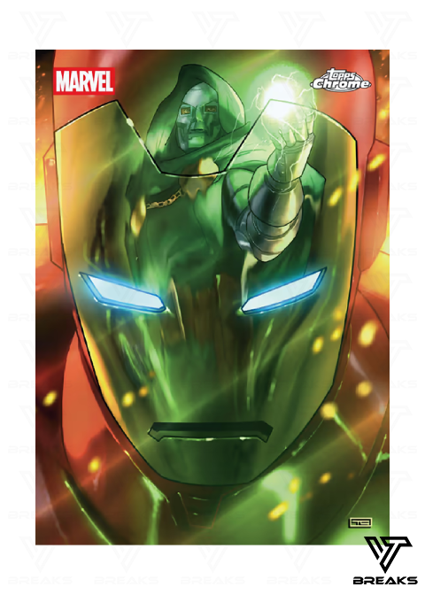 FULL CASE (6 BOX) - RANDOM LETTER BREAK - 2025 TOPPS CHROME MARVEL STU ...